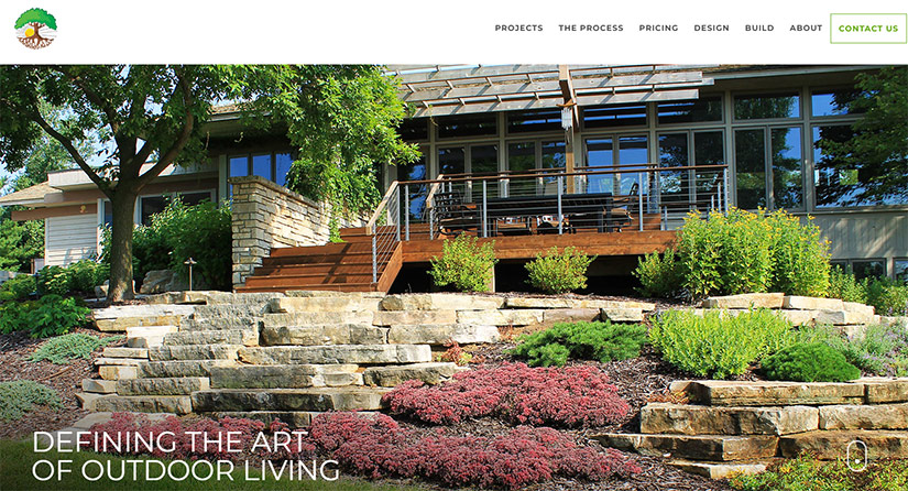Earthworks Landscaping - Brilliant Impact Web Design and Digital ...